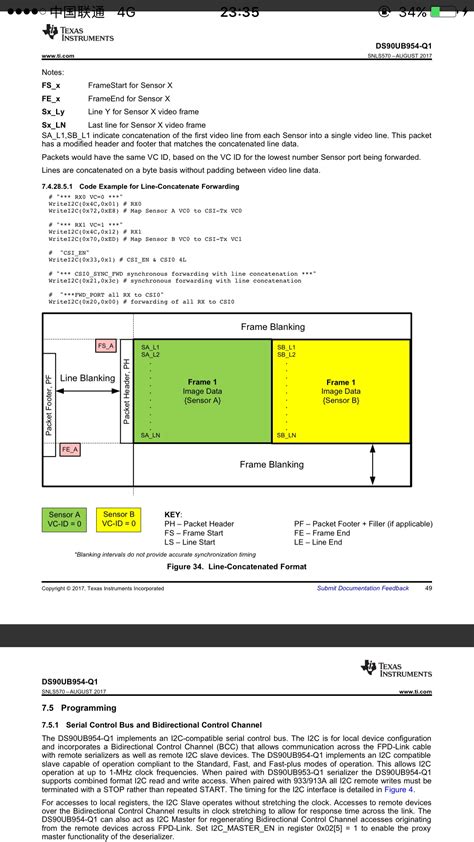 DS UB Q Two Camera Sync Mode For DS UB DS UB Interface Forum Interface TI
