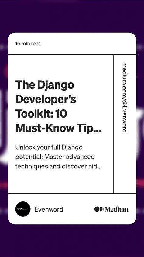 Antony Arevalo On Linkedin Django Basic Concepts Gtdpdqdb