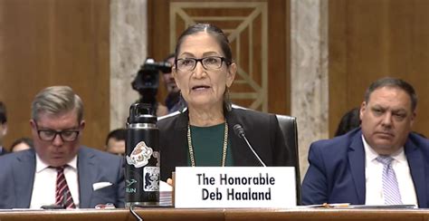 Manchin Haaland Square Off Over Interior Energy Policies Eande News By