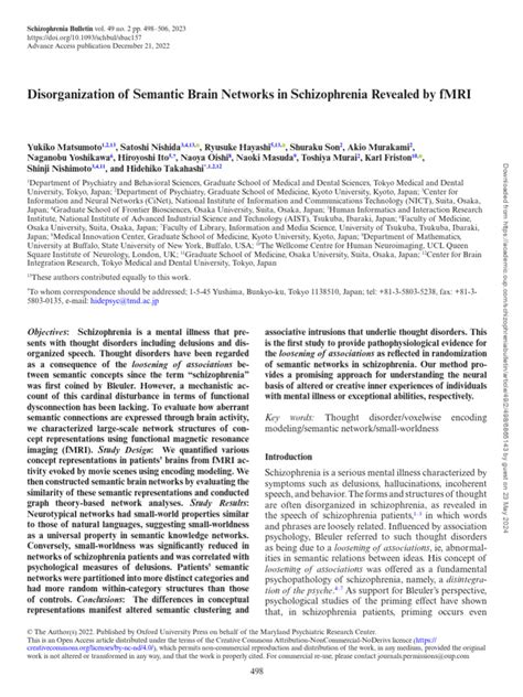 Jurnal Fmri 2 Pdf Schizophrenia Mental Disorder