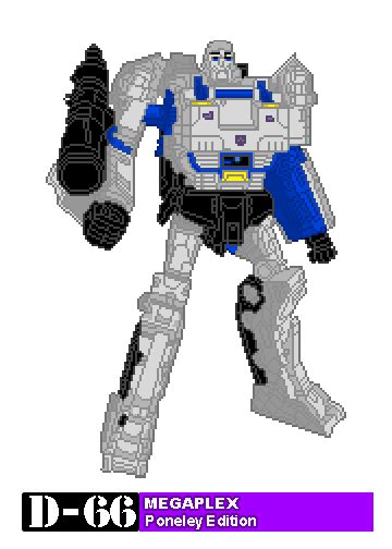 180 Megaplex Transformers Retro Pixel Art