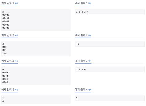 백준 1432 그래프수정 Python 위상정렬 백준 1432 그래프수정 Python 위상정렬
