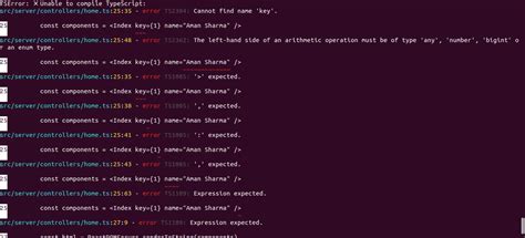 Nodejs Ts Node Unable To Compile Jsx Tags Stack Overflow