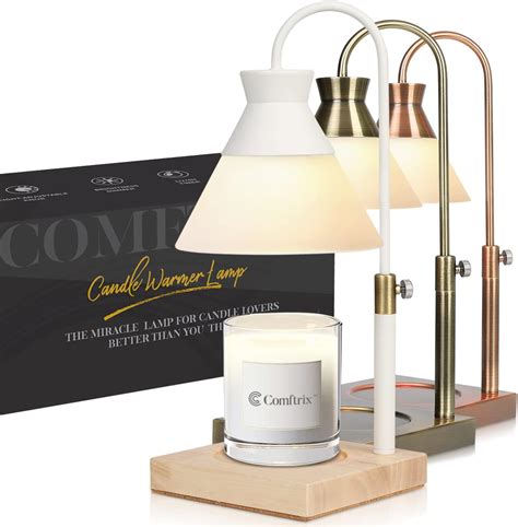 Comftrix Candle Warmer Lamp For Jar Candles Height Adjustable Candle