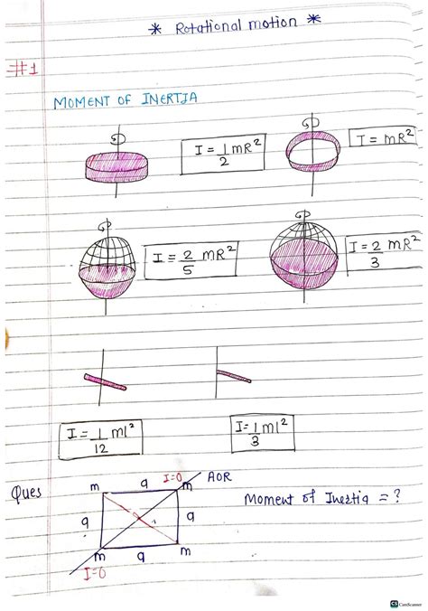 SOLUTION Rotational Motion Iit Jee Notes With Questions Studypool