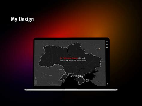Interactive Map Of War On Behance