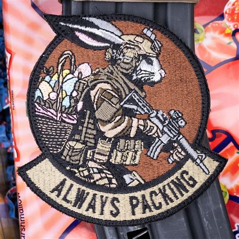 April 2024 Potm Always Packing Ocp Tactical Battle Bunny 4 Patch