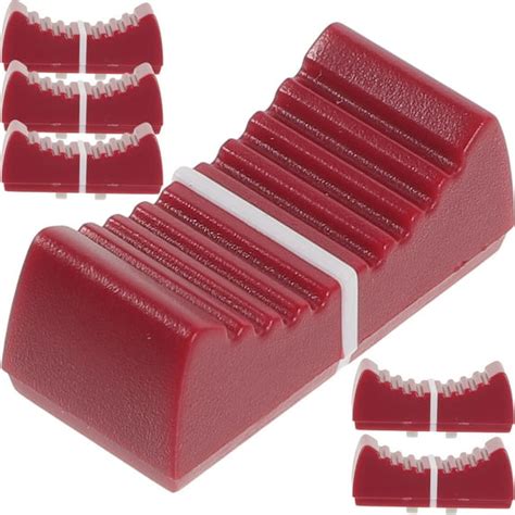 Worgeous 24 Pcs Straight Slide Potentiometer Knobs Flat Push Knobs Potentiometer Shafts