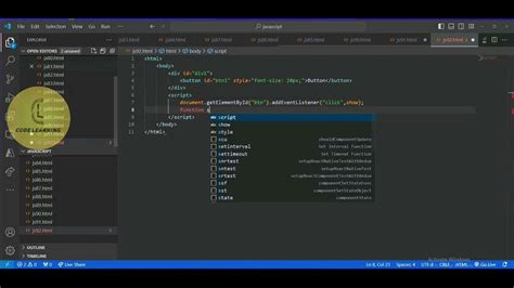 Javascript Event Handling Add Eventlistener Input Box Codelearning Youtube