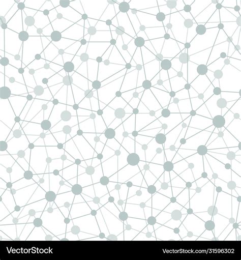 Neural Network Seamless Pattern Network Royalty Free Vector