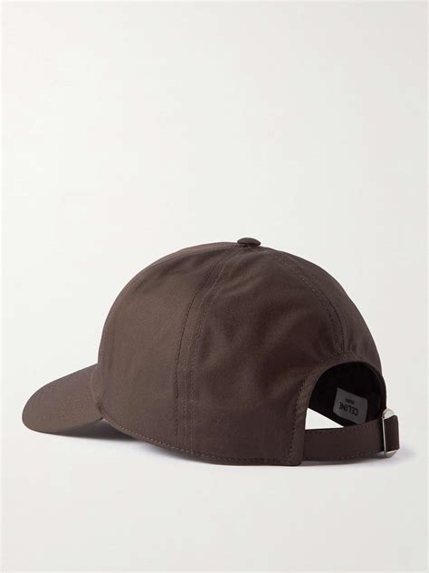 Celine Logo Embroidered Cotton Gabardine Baseball Cap For Men Mr Porter