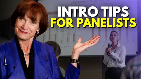 How To Introduce Yourself In A Panel Discussion Youtube