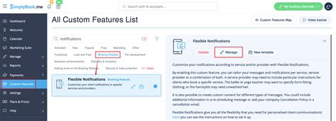 Flexible Notifications Custom Feature Flexible Notifications Custom
