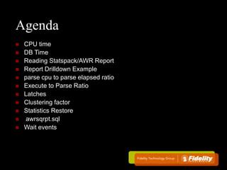 Oracle Performance Tuning DE V Part Ppt