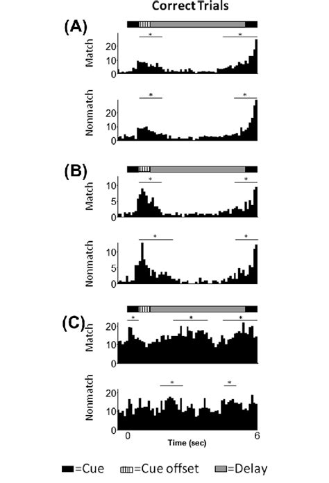 Examples Of Cell Firing Patterns From The Memory Delay Period During