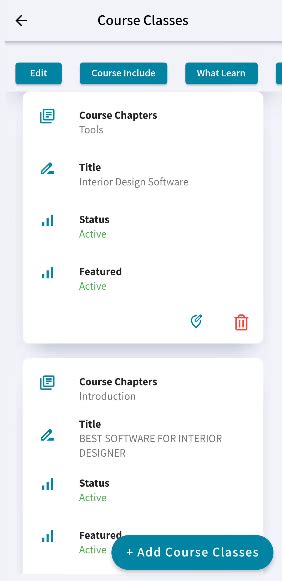 EClass LMS Instructor Mobile App Flutter Android IOS By Media City
