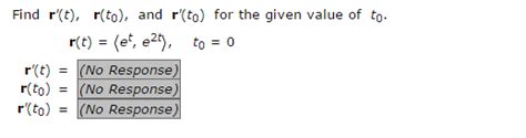 solved find r t r t0 and r t0 for the given value of