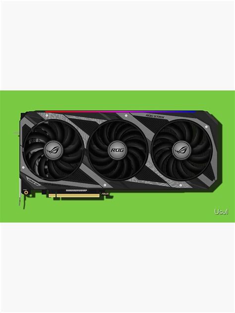 Rtx Strix 3090 Poster By Usul Redbubble