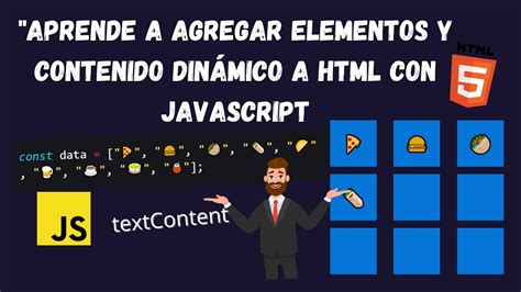 🧐 Inserta Contenido En Elementos Html De Forma Dinámica 😎 Youtube