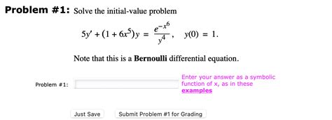 Solved Problem Solve The Initial Value Problem Chegg Com