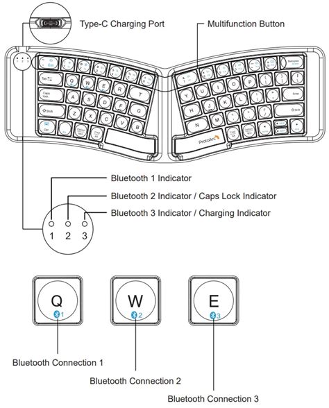 Protoarc Xk03 Foldable Keyboard User Manual