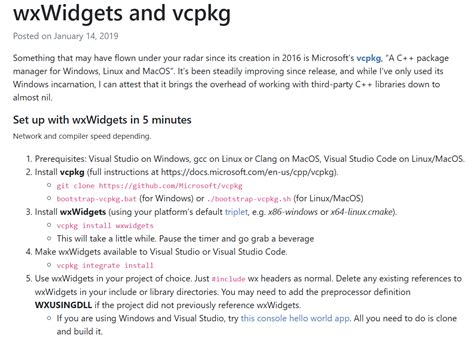 Setup Wxwidgets And Vcpkg In Msvc By Harry Tanama Medium