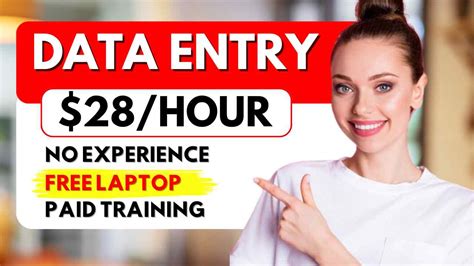 No Experience Data Entry Remote Work From Home Jobs 2025