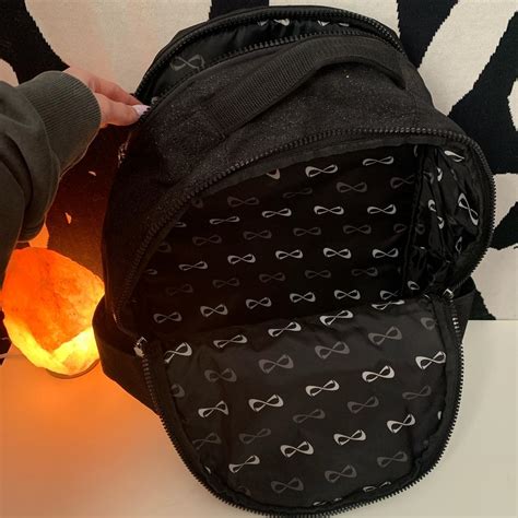 Nfinity Cheer Backpack Black And Sparkly And In Depop