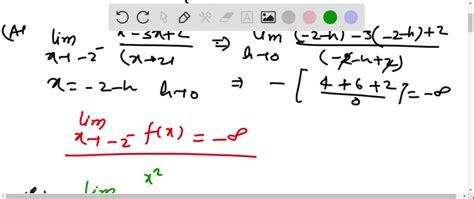 Solvedfind Each Limit Use ∞and ∞when Appropriate Fxx2 3 X2
