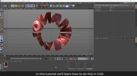 how to create 3d text illusion in cinema 4d tutorial how to create 3d