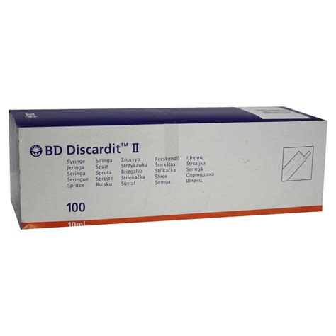 Bd Discardit Ii Spritze 10 Ml Online Kaufen Medpex