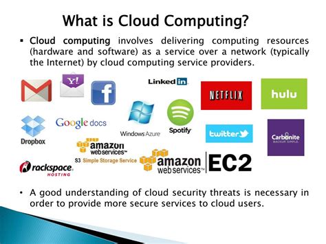 PPT SECURITY THREATS ON CLOUD COMPUTING VULNERABILITIES PowerPoint Presentation ID