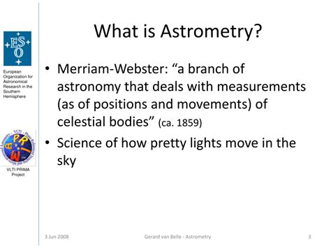 PPT Science With Astrometry PowerPoint Presentation Free Download ID