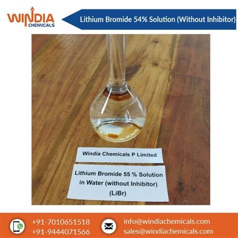 Lithium Bromide 55 Solution Application Industrial At Best Price In Chennai Windia Chemicals