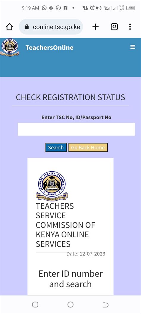Tsc Registration Status Check 2023 Techcabal