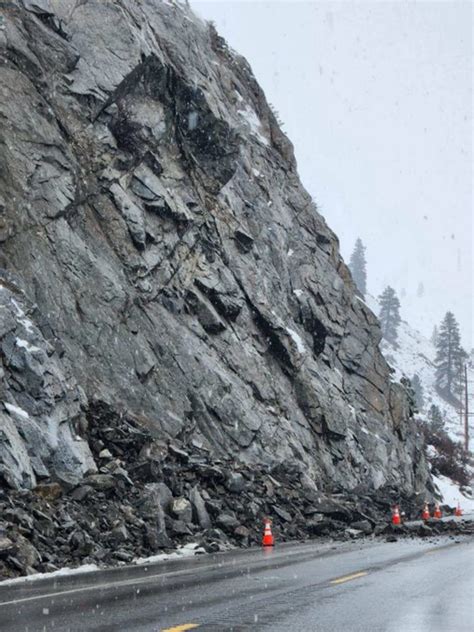 Wet Weather Causes Avalanches And Rock Slides Blocks Us 2 And Us 97a