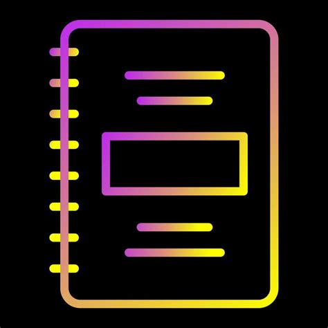 Notebook Vector Icon 27353724 Vector Art At Vecteezy