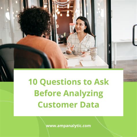 10 Questions To Ask Before Analyzing Customer Data Amp