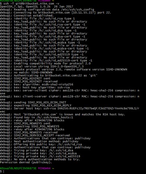 Ssh Openssh Server Rejected Connection Stack Overflow
