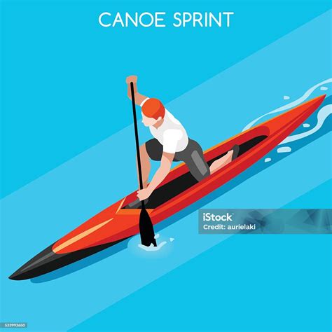 육상 카누 스 프린트 하계 올림픽 선수 스포츠 선수권대회 국제 대회 3차원 형태에 대한 스톡 벡터 아트 및 기타 이미지 3차원 형태 Championship