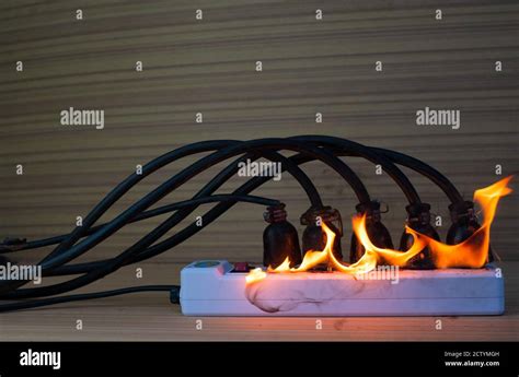 Plug Socket Fire High Resolution Stock Photography And Images Alamy
