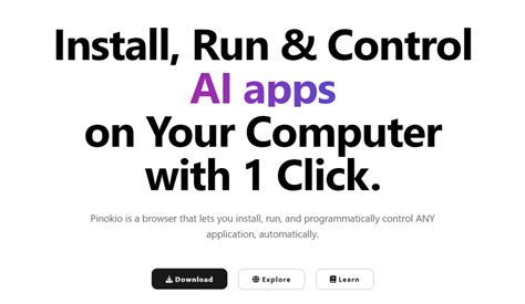 Pinokio Ai Apps Browser Easy With Ai