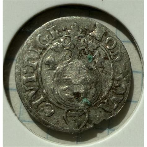 3 Polkery 1644 1649 Striebro Kristína Švédska Okupácia Rigy Livonia