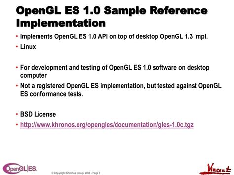 Ppt Open Source Projects Around The Opengl Es Api Powerpoint