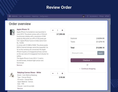 Odoo Marketplace Quote System WebKul