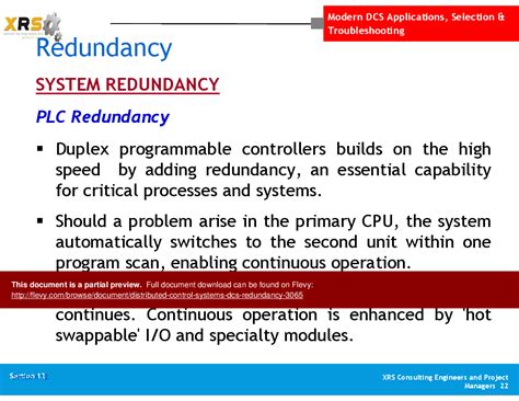 Distributed Control Systems Dcs Redundancy Ppt Slide Deck Distributed Control Systems Dcs Redundancy Ppt Slide Deck