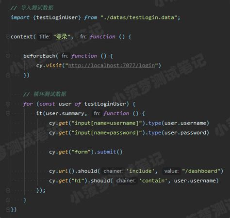 Cypress系列（11） Cypress 编写和组织测试用例篇 之 动态生成测试用例 小菠萝测试笔记 博客园