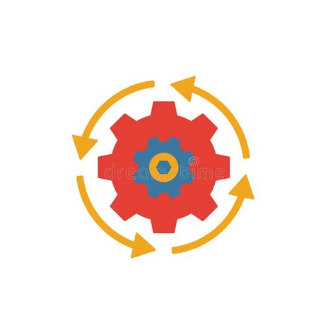 Workflow Icon Symbol Creative Sign From Crm Icons Collection Filled Flat Workflow Icon For