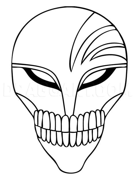 How To Draw Bleach Ichigo Hollow Mask