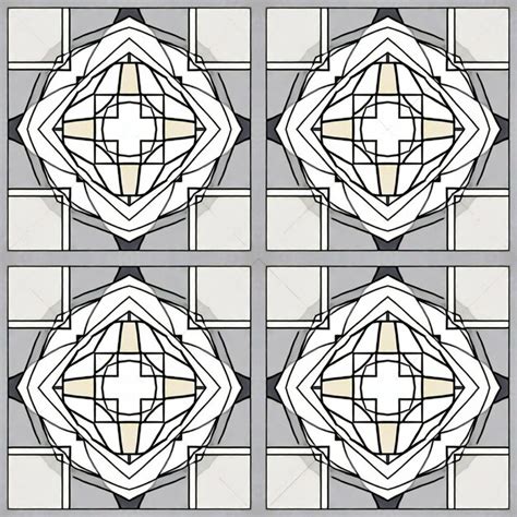 Premium Ai Image Seamless Tileable Pattern With Symmetrical Geometric
